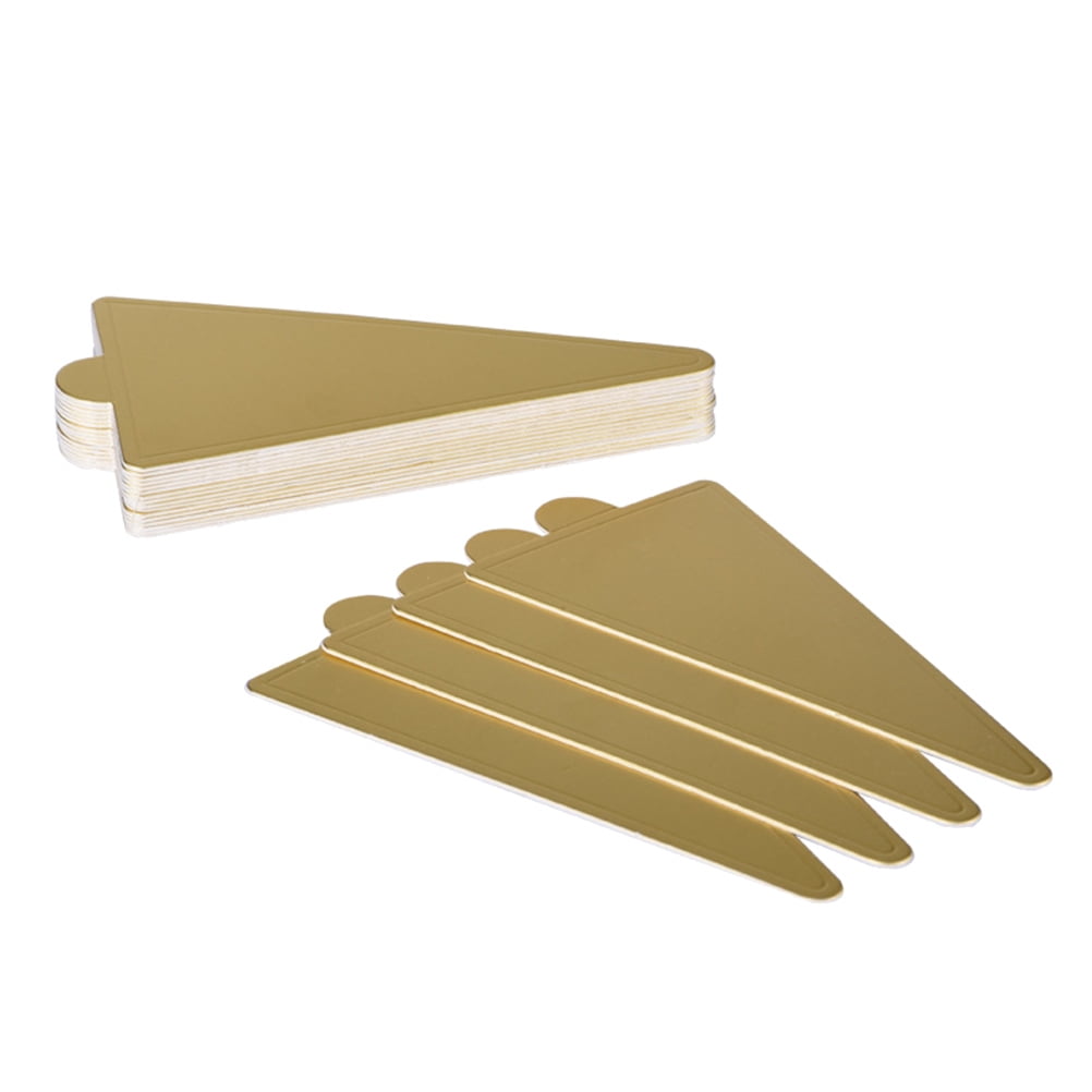 Zonhebin 100 Triangle Mousse Cake Boards Cupcake Displays - Party ...