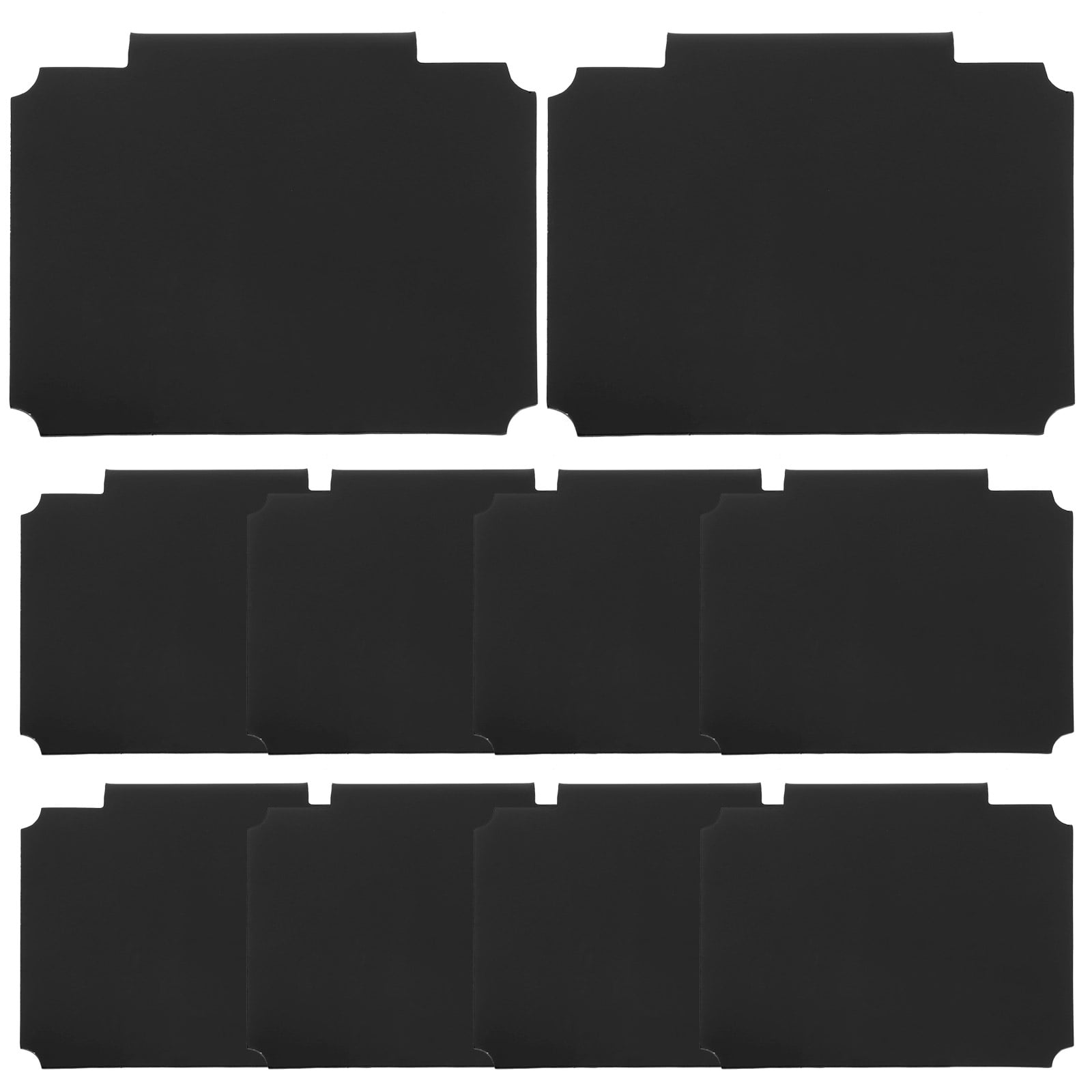 BRIGHTFUFU Erasable Label Clip Tag Black Chalkboard Label 10Pcs Price ...