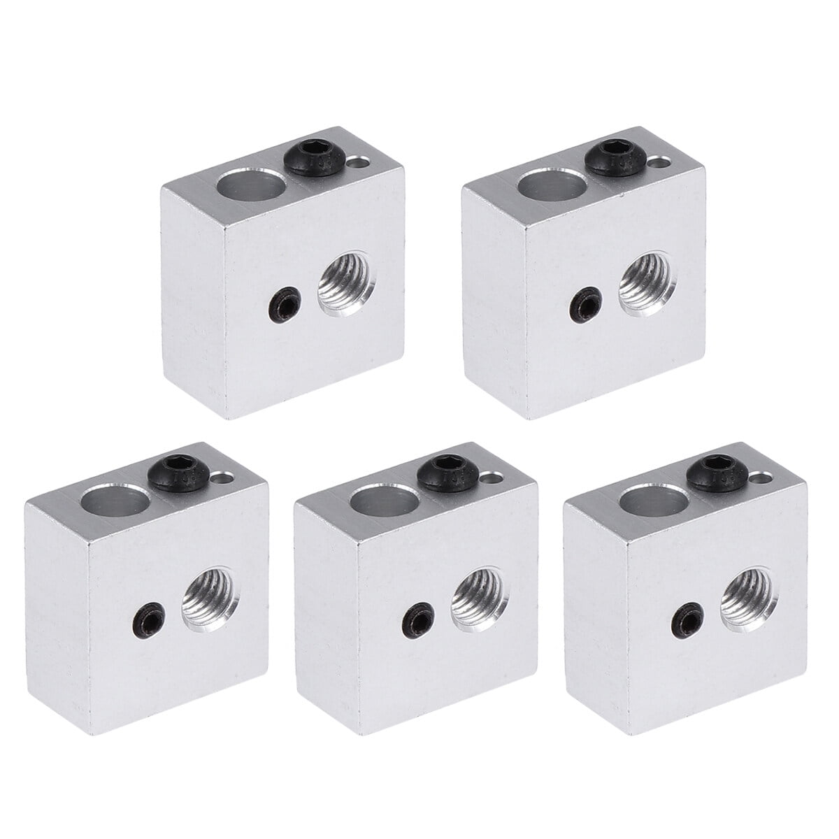 Zonhebin 3D Aluminum Alloy Heater Block for MK7 MK8 Extruder 3D ...