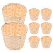 Safavieh Amari Rattan Square Hamper Baskets with Wheels, Two-in-One ...