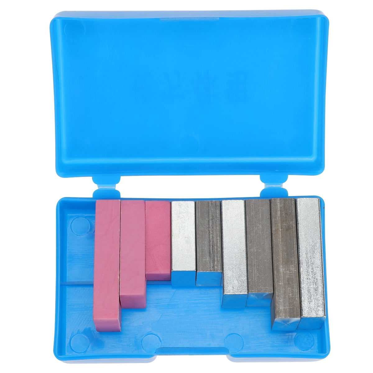 BRIGHTFUFU 9Pcs Specific Density Blocks Aluminum Iron Plastic with ...