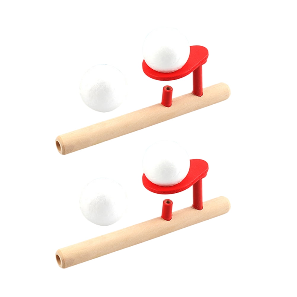 Zonhebin Blowing Pipe Balls Game - Classic Wooden Educational Toys (2 ...