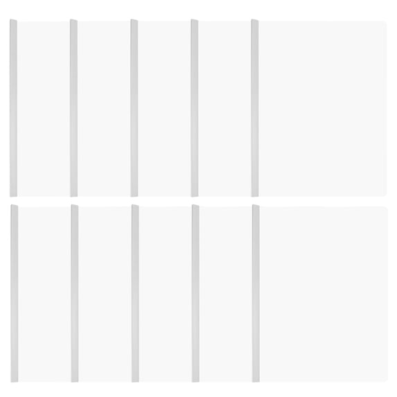 Zonhebin DOITOOL 10Pcs Plastic File Draw Rod Folders A4 File Organizer ...
