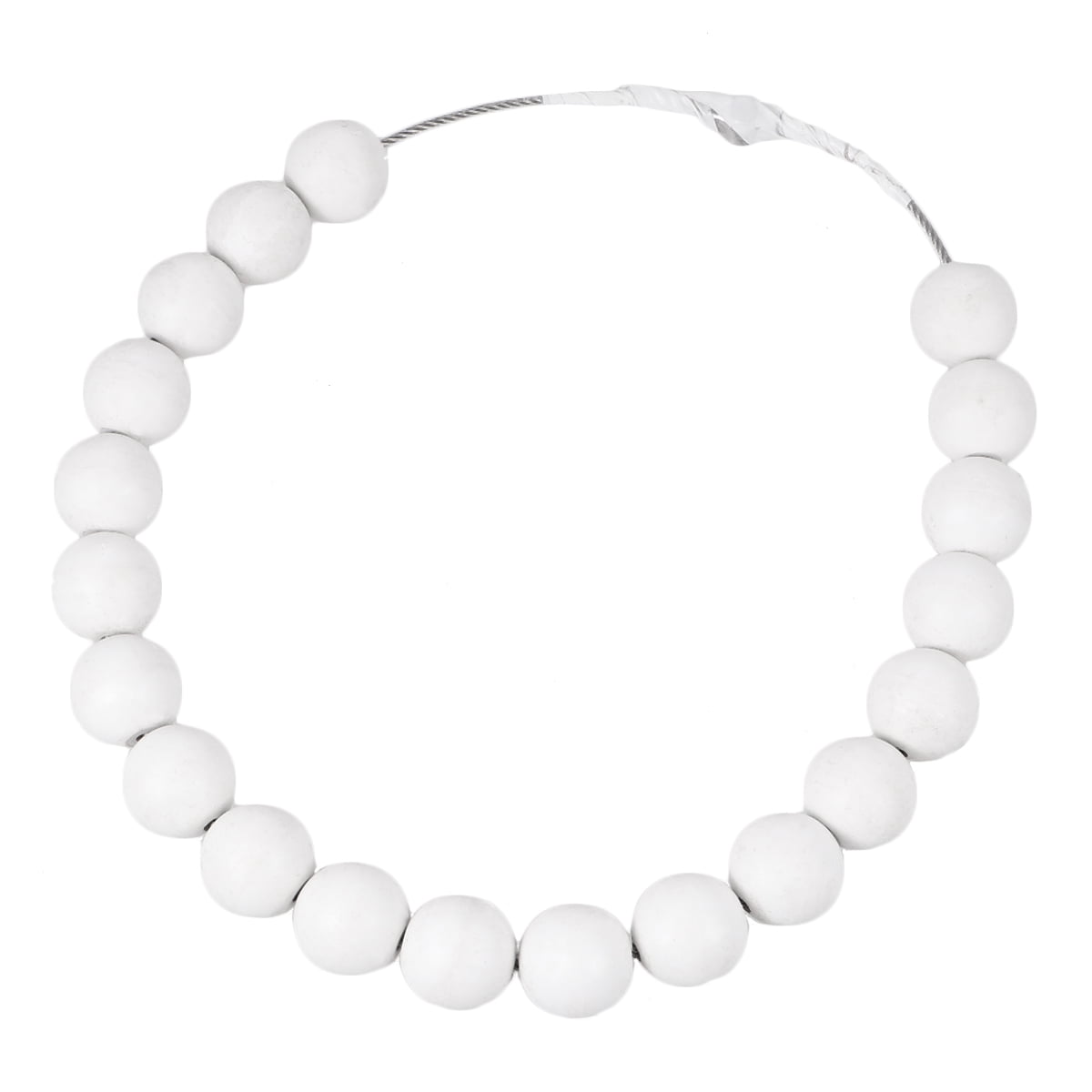 Zonhebin Flagpole Beaded Retainer Rings - White 2cm - Walmart.com