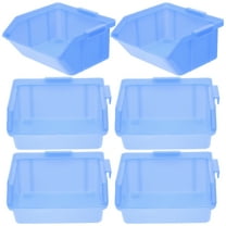 Mighty Tuff Large Nesting Stack Storage Bin, All, Plastic, Gray ...