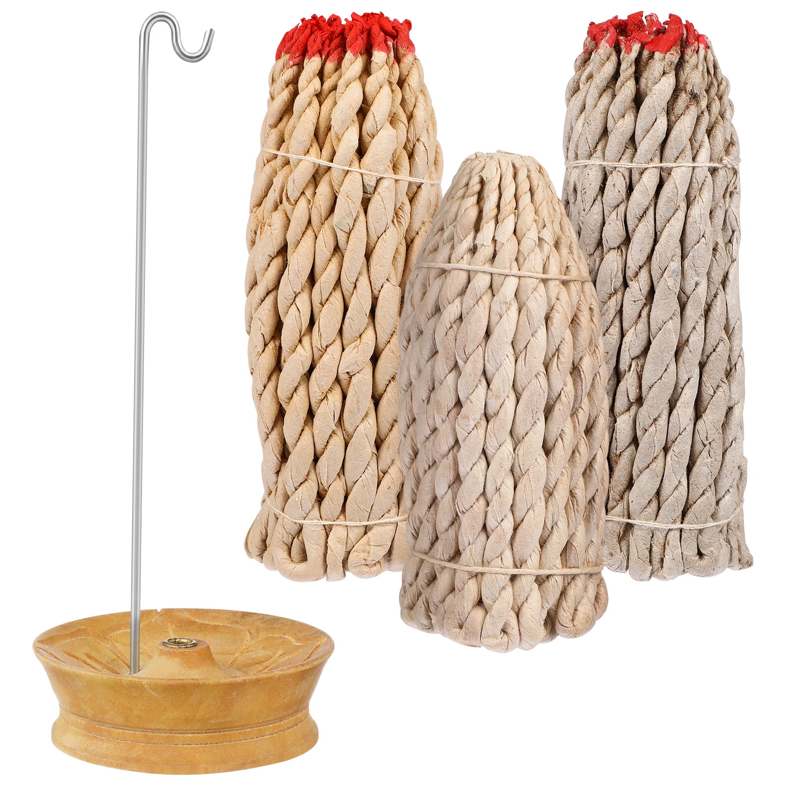 BRIGHTFUFU Censer Burner Incense Burner Iron Wire Purifying Adults Yoga ...