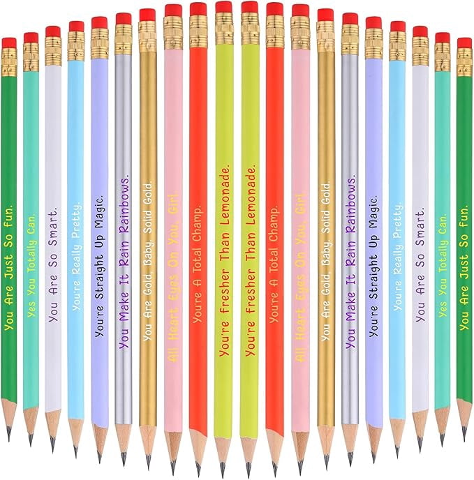 Zonon 20 Pieces Funny Pencils Personalized Pencils Graphite Pencils ...
