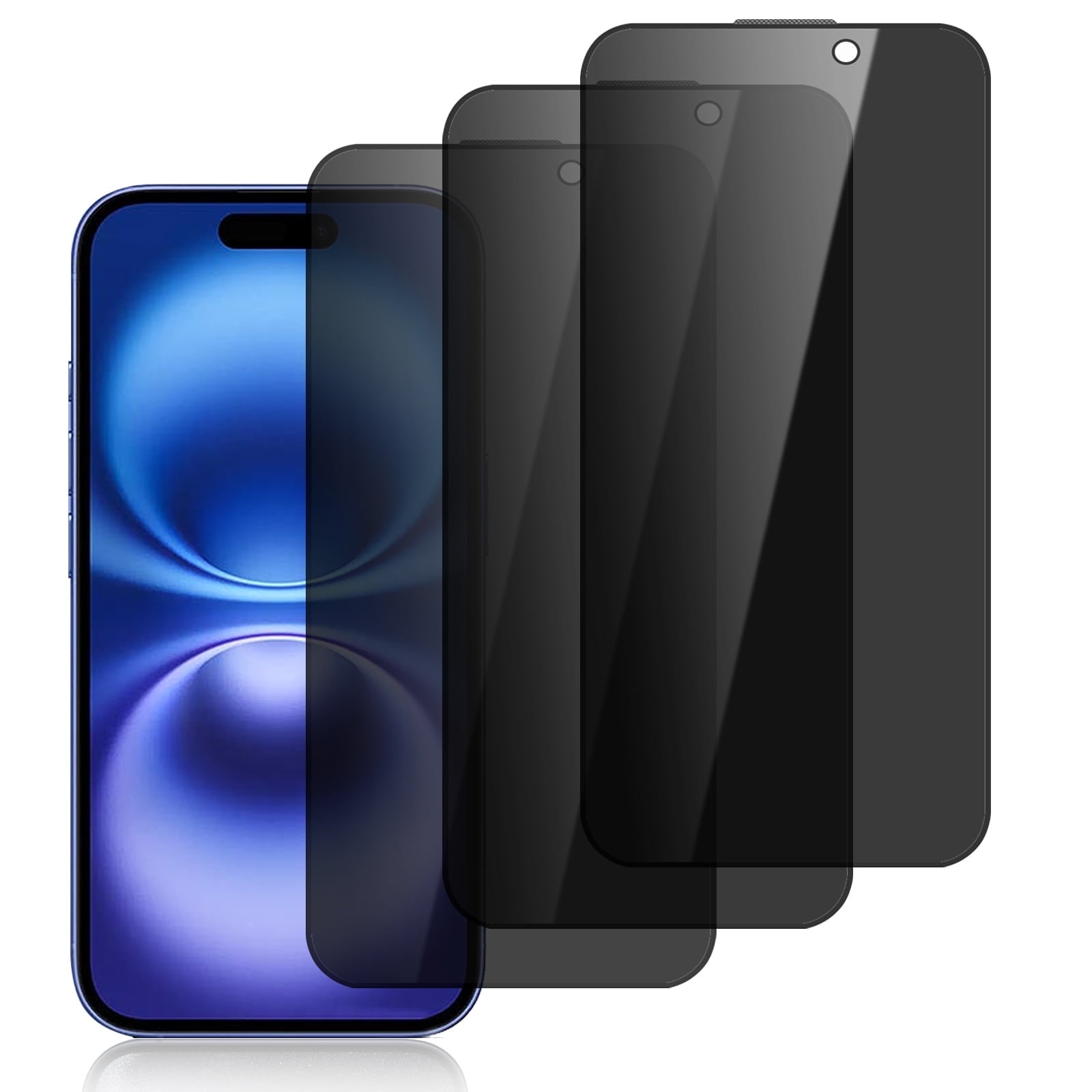 ZYQEEE 3 Pack Privacy Screen Protector Compatible for iPhone 16 - 6.1 ...