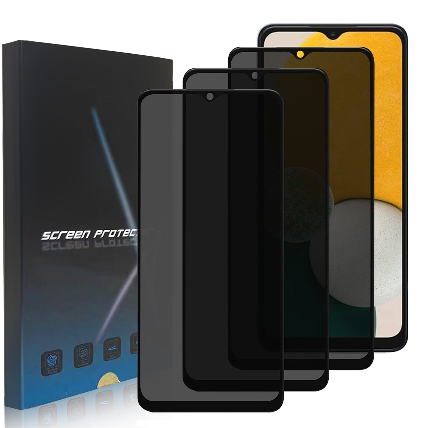 Zonyee [3 Pack] Privacy Screen Protector for Samsung Galaxy A13 5G 6 ...