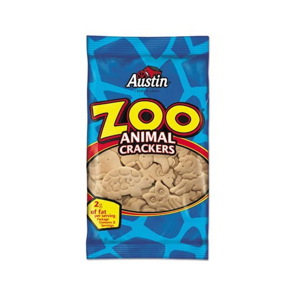 Zoo Animal Crackers Original, 2 oz Pack, 80/Carton - Walmart.com