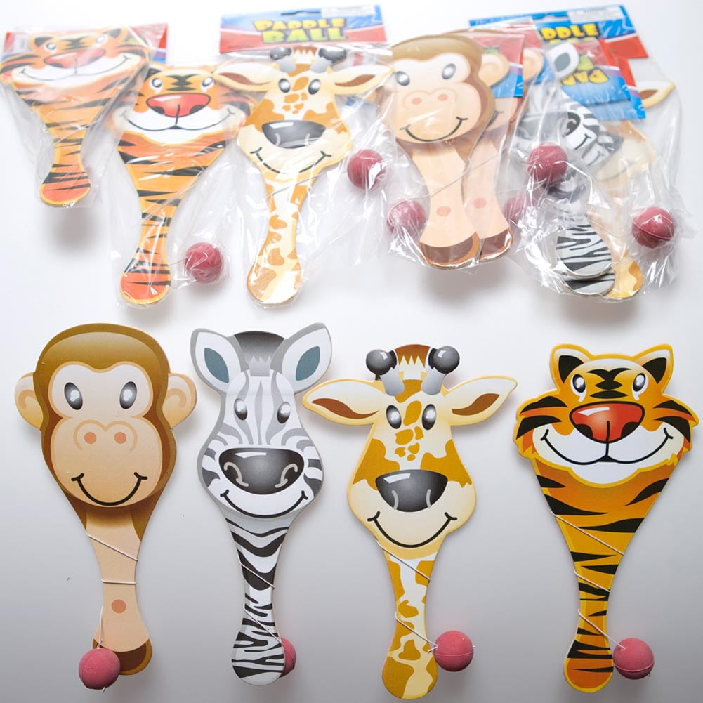 Zoo Animal Paddle Ball Game - Walmart.com