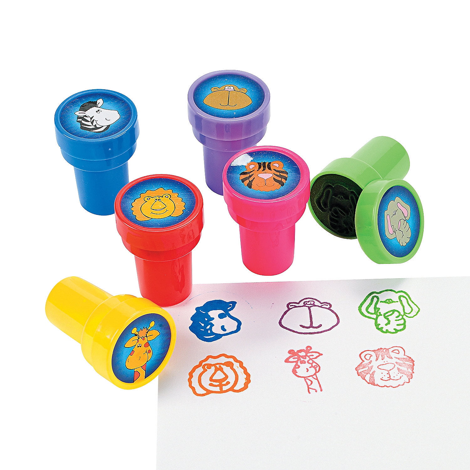 Zoo Animal Stamps (2Dz) - Stationery - 24 Pieces - Walmart.com