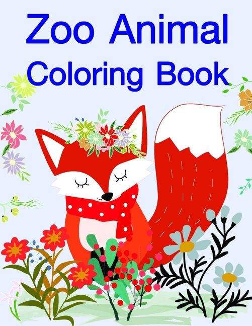 Zoo Animal Story: Zoo Animal Coloring Book : Coloring Pages with ...
