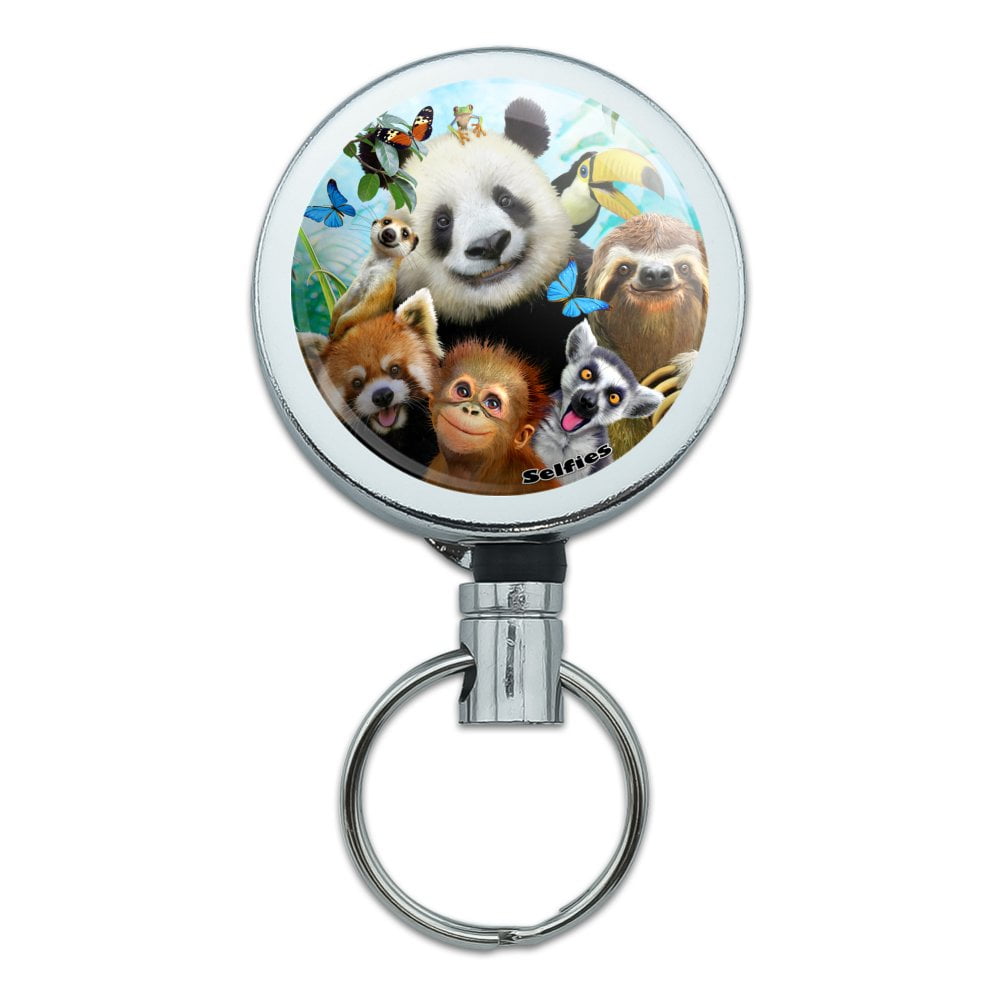 Zoo Animals Selfie Panda Bear Sloth Meercat Monkey Lemur Heavy Duty ...