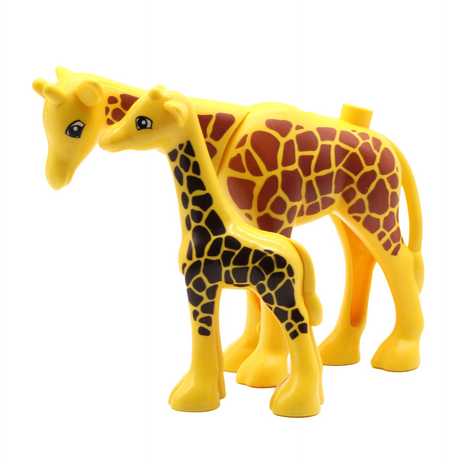 Zoo Animals Series Set Big Size Building Blocks Assemble Accessories ...