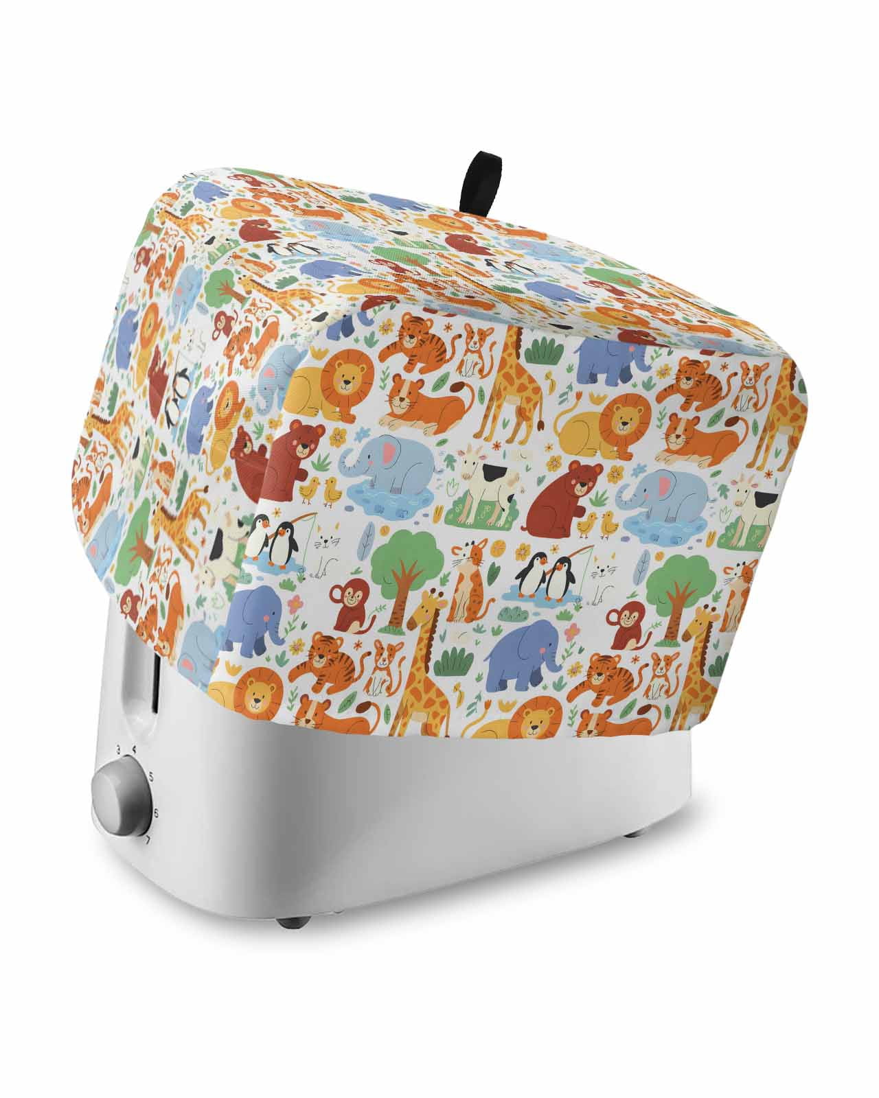 Zoo Animals Small Toaster Cover 2 Slice, Kitchen Appliance Covers, Cute ...