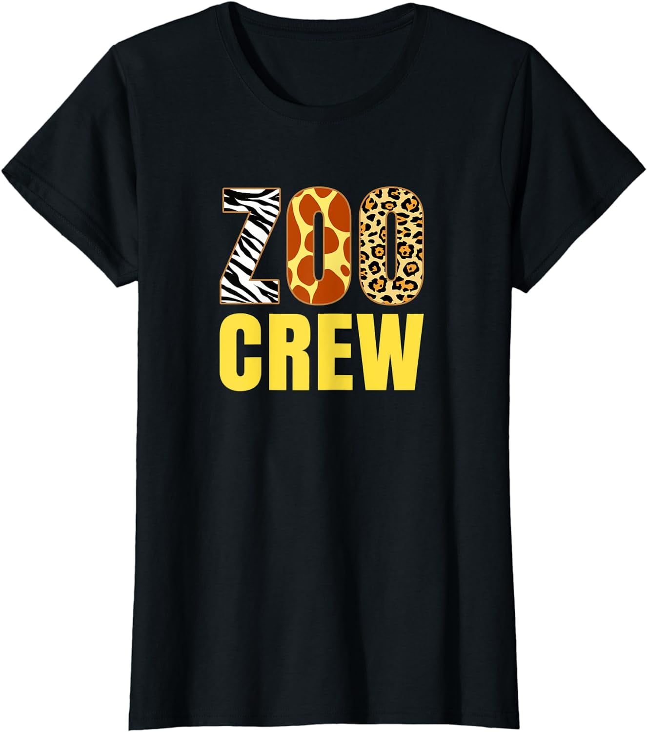 Zoo Crew Animal Print Zoo Group T-Shirt - Walmart.com