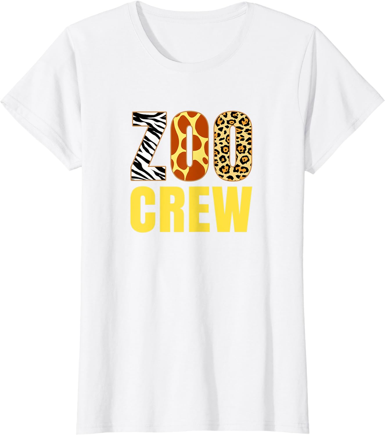 Zoo Crew Animal Print Zoo Group T-Shirt - Walmart.com