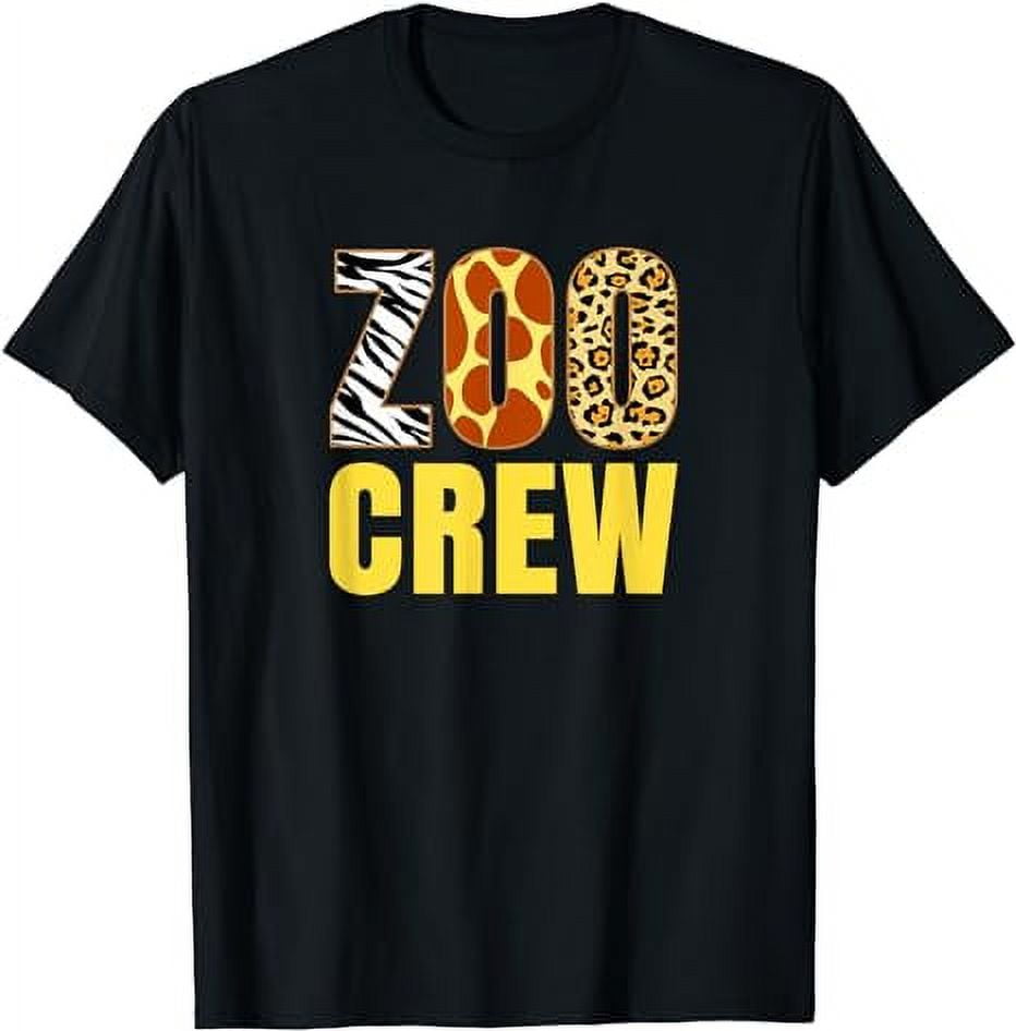 Zoo Crew Animal Print for Kids or Adults Zoo Group T-Shirt - Walmart.com