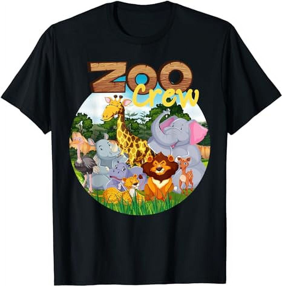 Zoo Crew Cute Zoo Group - Family Trip for Kids or Adults T-Shirt ...