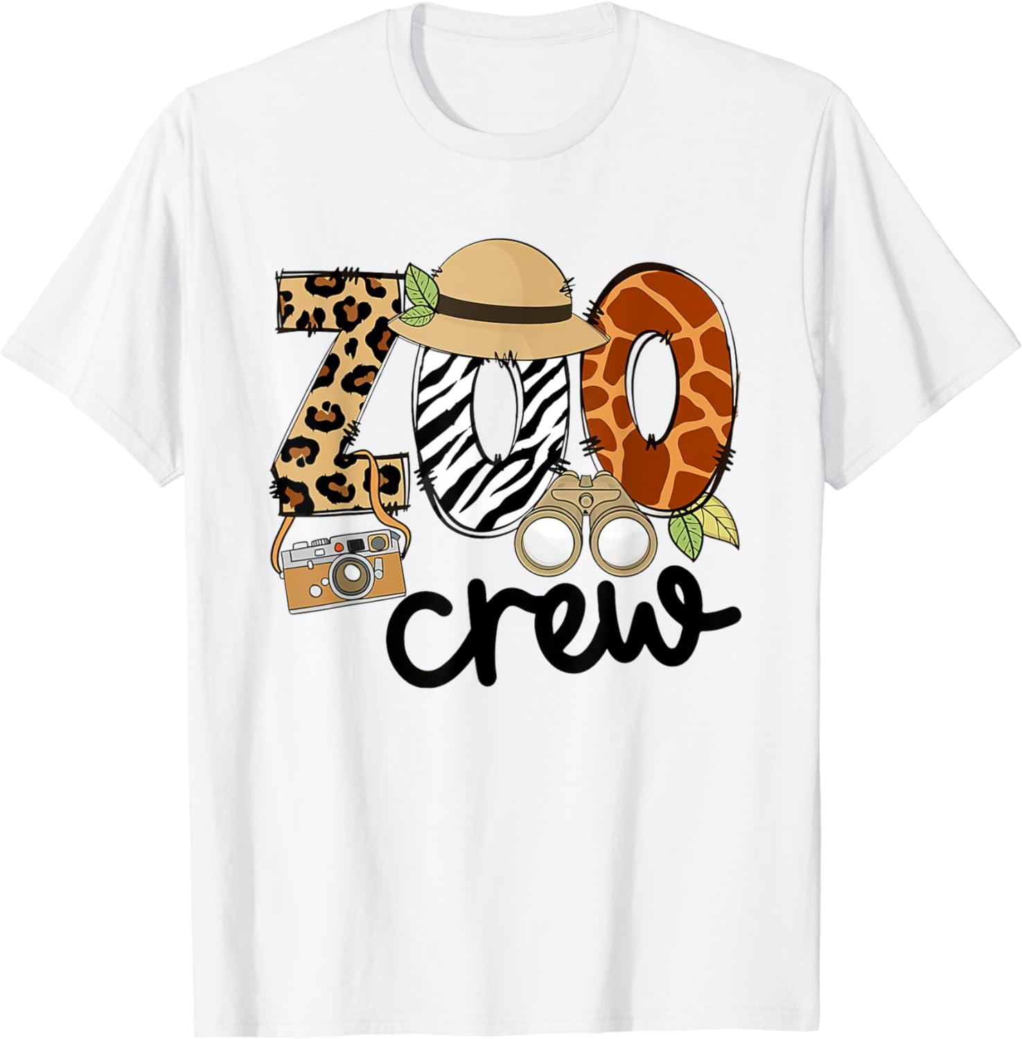 Zoo Crew Leonard Safari Animal Kingdom Zoo Keeper Kids T-Shirt ...