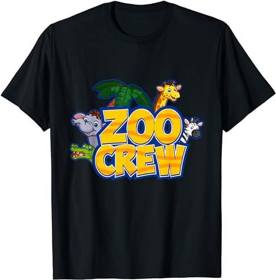 Zoo Crew Safari Animals Lovers Zoologist T-Shirt - Walmart.com