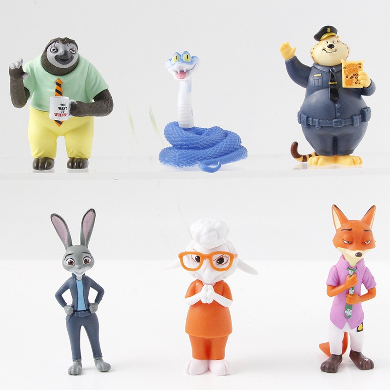 Zoo Figurine Toys Blind Box - Judy Nick Character Desk Decoration ...