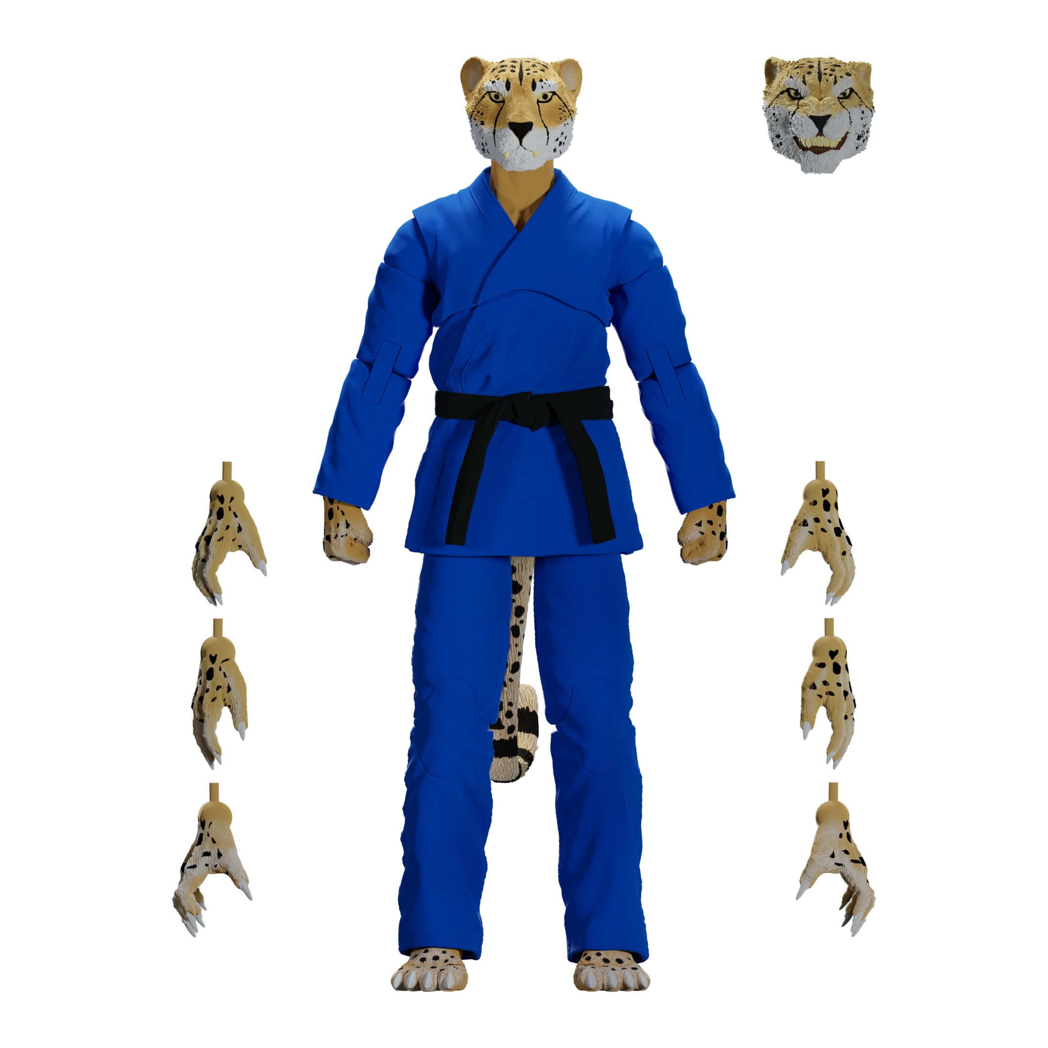 Zoo Jitsu Fighters Chico the Cheetah Action Figure - Walmart.com
