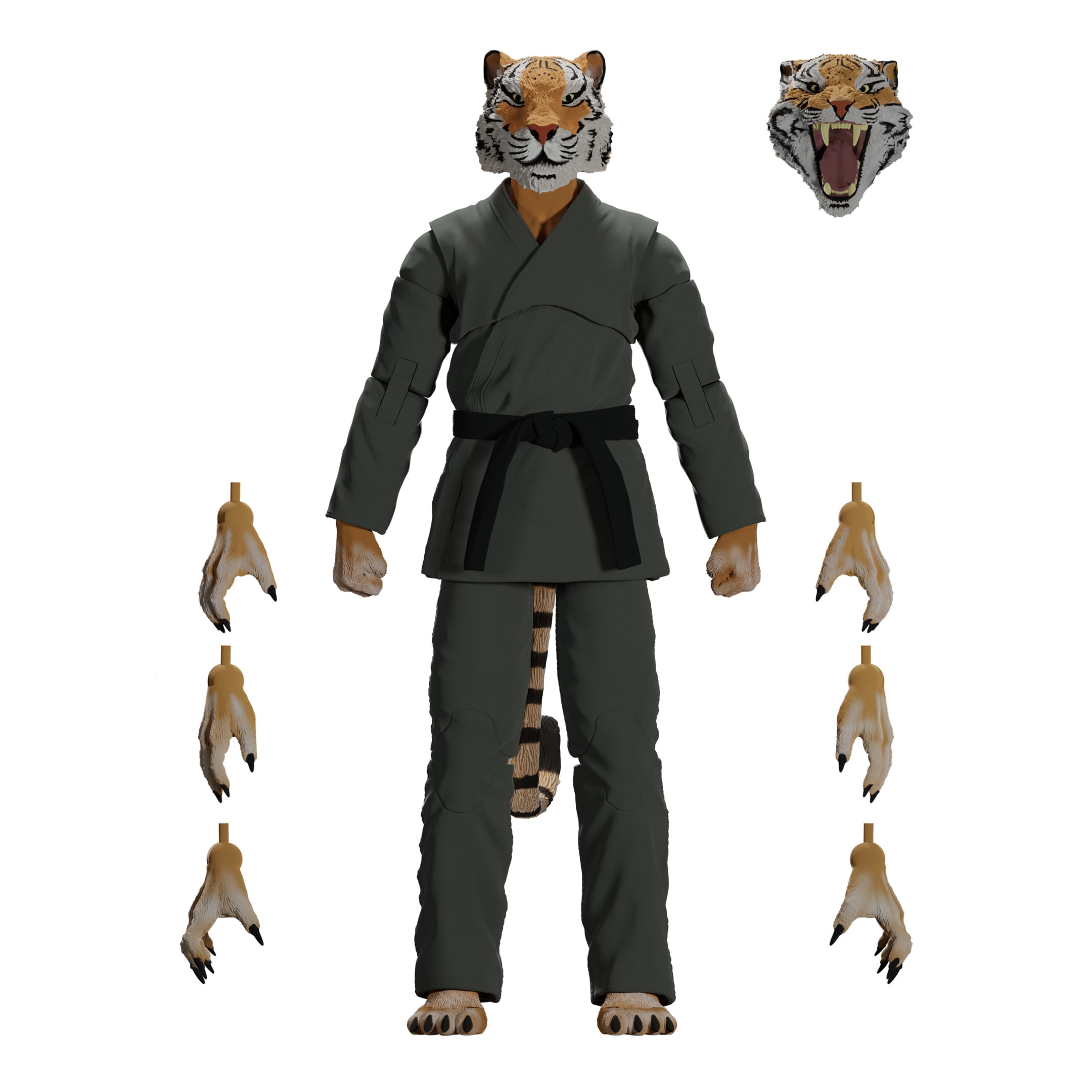 Zoo Jitsu Fighters Tiago the Tiger Action Figure - Walmart.com