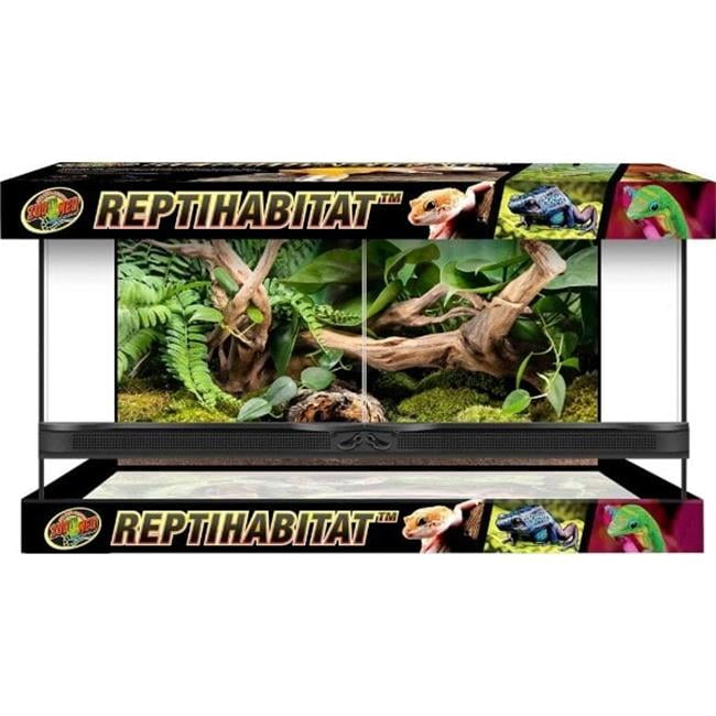Zoo Med 20 x 10 x 12 in. Reptihabitat Double Door Terrarium - 10 gal ...