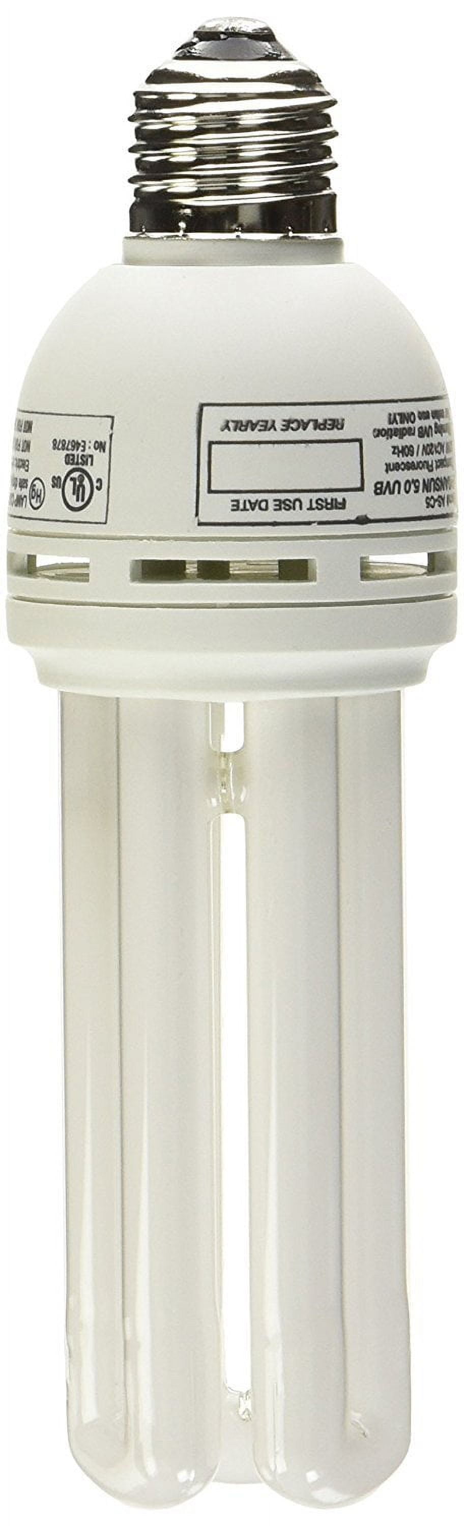 Zoo Med Avian Sun 5.0 UVB Compact Fluorescent Lamp, 26W - UVA & UVB ...