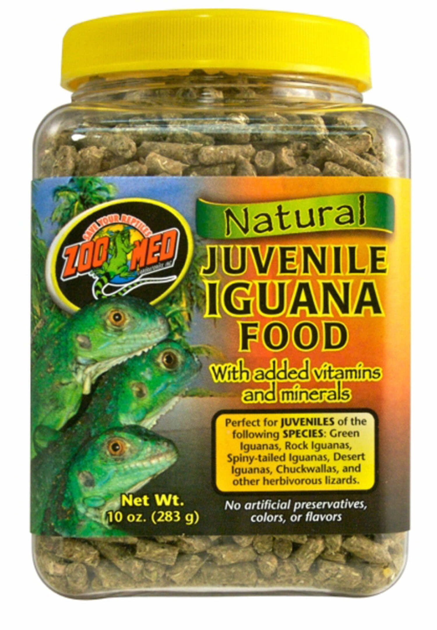 Zoo Med All Natural Juvenile Iguana Dry Food 1ea/10 oz - Walmart.com