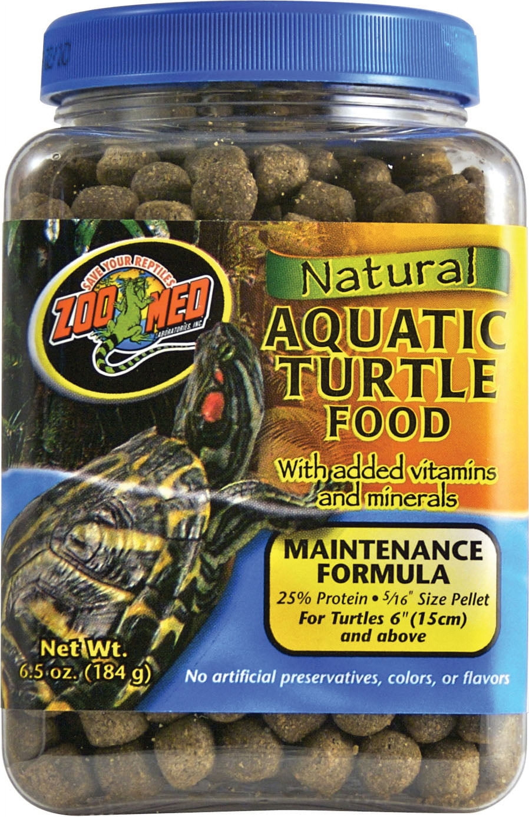 Zoo Med Aquatic Turtle Food, Maintenance Formula, Dry Food, 6.5 oz ...
