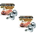 Zoo Med Reptile Basking Spot Heat Bulbs, 100 Watt, Warming Light - 2 ...