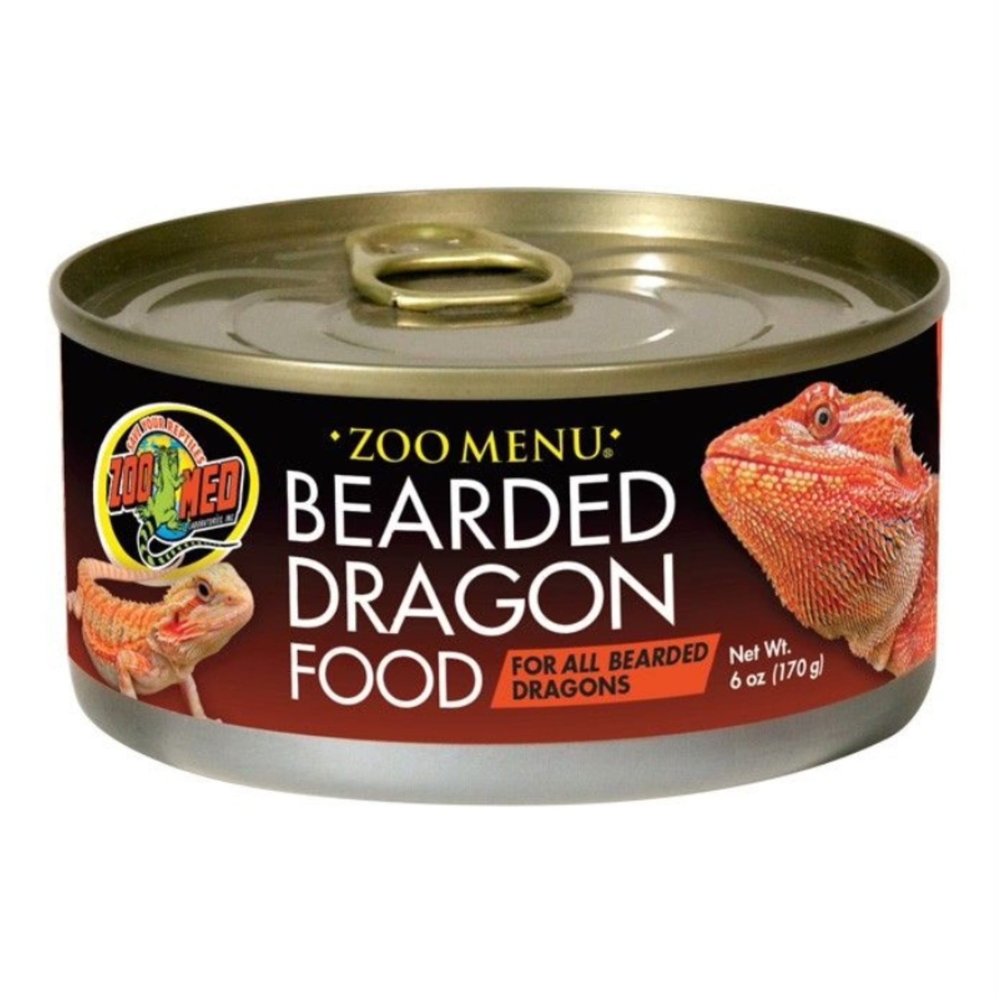 Zoo Med Bearded Dragon Adult Formula, Canned Food, 6 oz, Apple Flavor ...