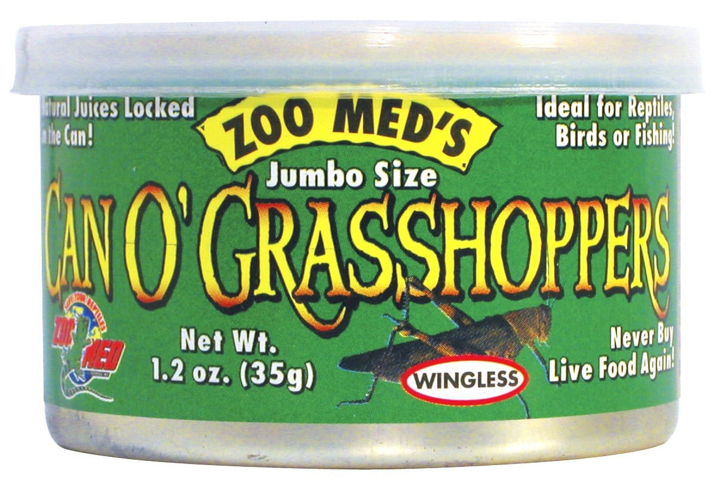 Zoo Med Can O' Grasshoppers for Reptiles or Birds [Bird Parrot Treats ...