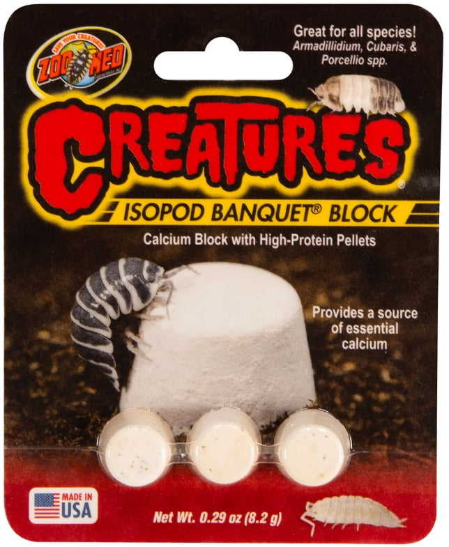 Zoo Med Creatures Isopod Banquet Block Food and Calcium Supplement ...