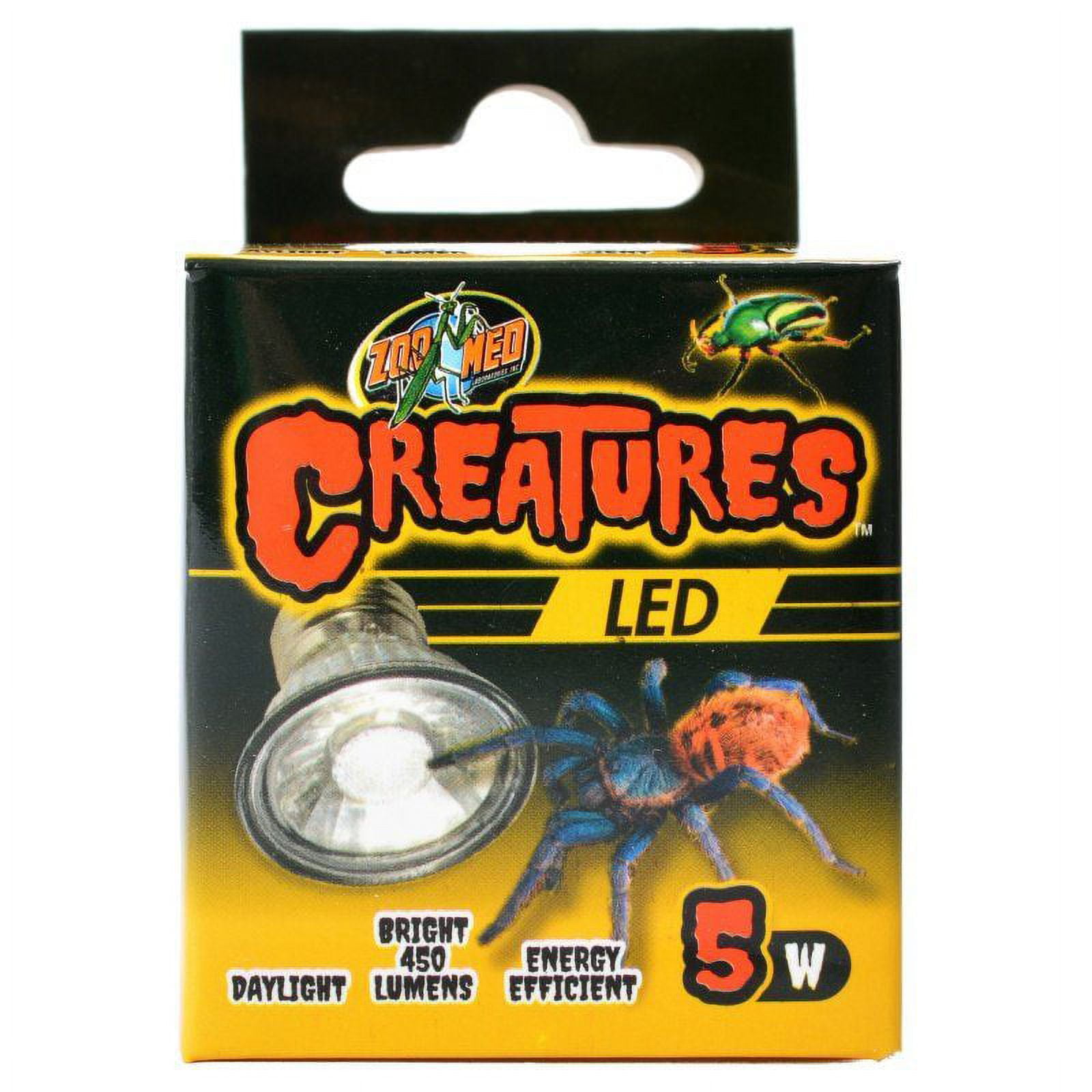 Zoo Med Creatures LED Daylight Lamp [Reptile, Lighting LED] 5 Watt ...