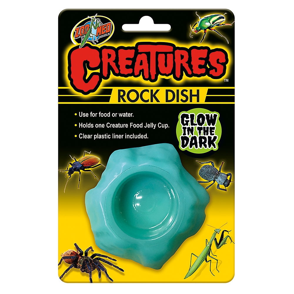 Zoo Med Creatures Rock Dish for Food or Water 1 count - Walmart.com