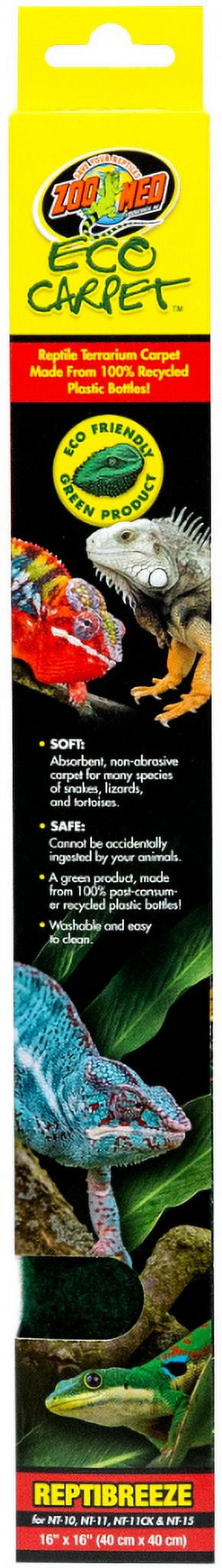 Zoo Med Eco Carpet Reptile Terrarium Carpet Green [Reptile Carpets and ...