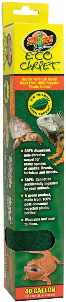 Zoo Med Eco Carpet Reptile Terrarium Liner, Green - Walmart.com
