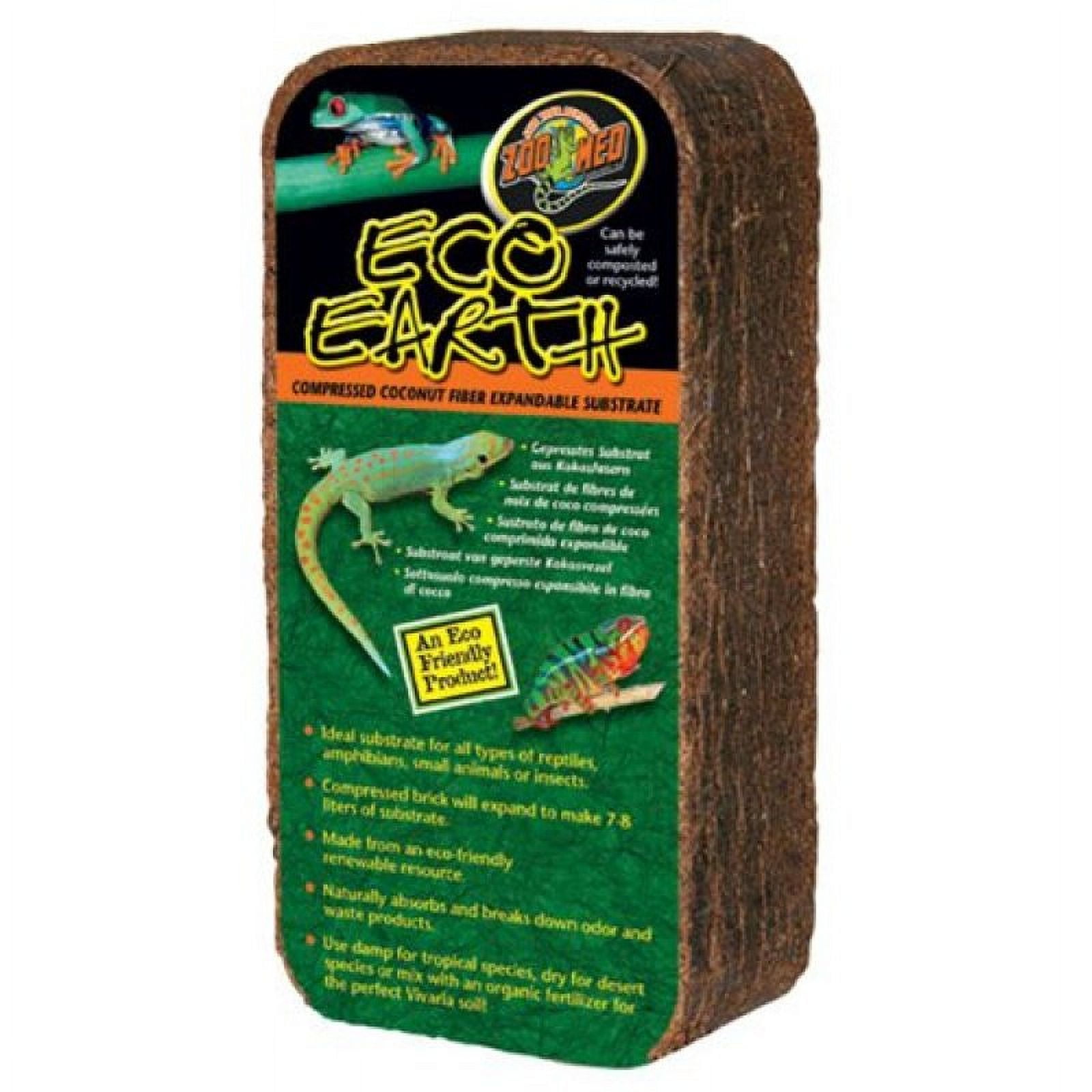 Zoo Med Eco Earth Compressed Coconut Fiber Substrate - Walmart.com