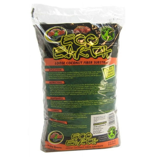 Zoo Med Eco Earth Loose Coconut Fiber Substrate - Walmart.com