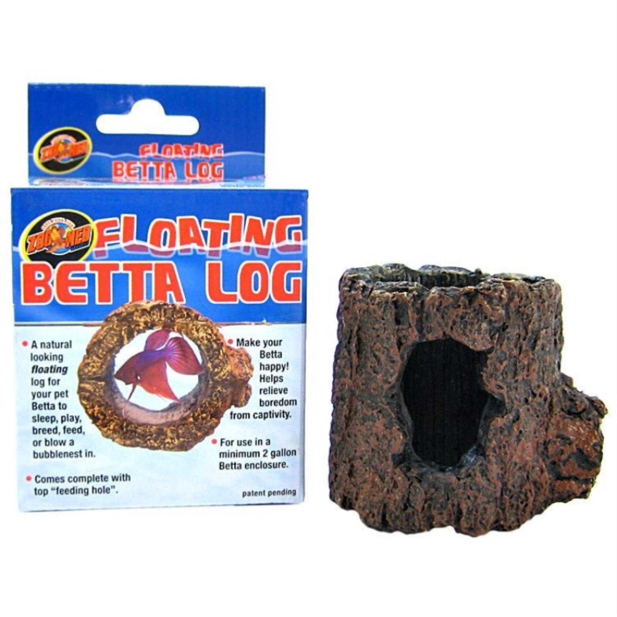 Zoo Med Betta Fish Accessories: Floating Log Aquarium Decoration ...