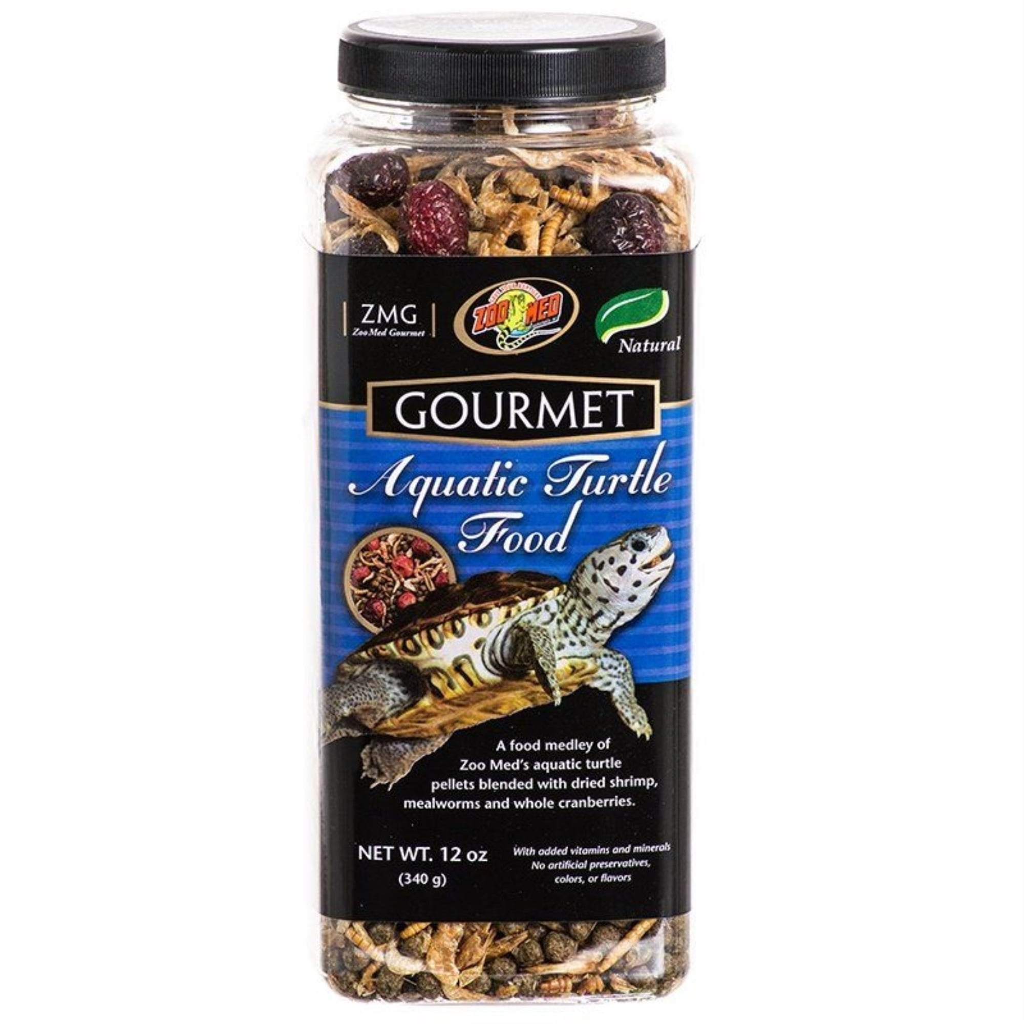 Zoo Med Gourmet Aquatic Turtle Food, 12 oz - Walmart.com