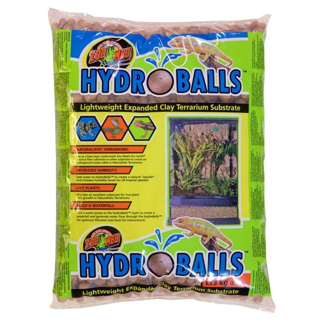 Zoo Med Hydroballs Lightweight Expanded Clay Terrarium Substrate ...