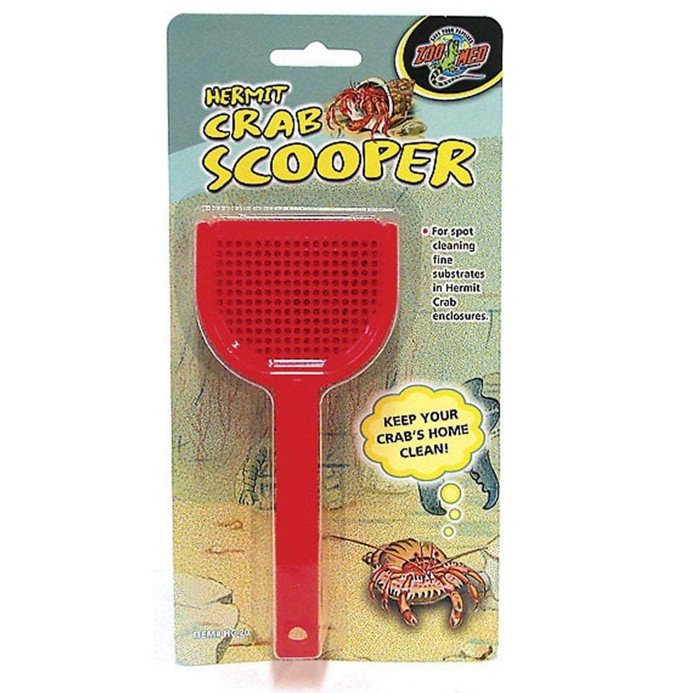 Zoo Med Hermit Crab Scooper, Perforated for Fine Substrate, Assorted ...