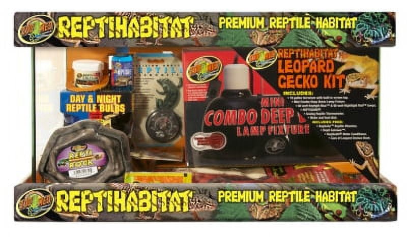 Zoo Med Reptile Supplies - Leopard Gecko 10 Gallon Kit, Lizard Tank ...