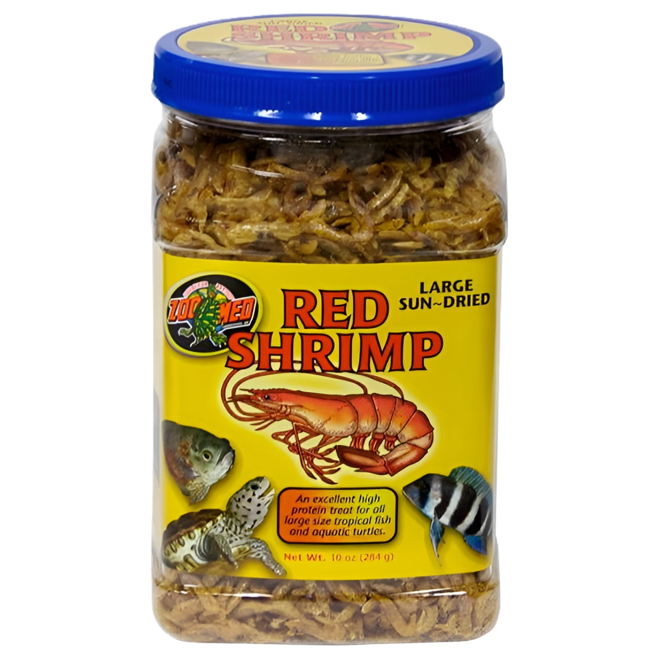 Zoo Med Large Sun Dried Red Shrimp: Premium Turtle Food & Treats for ...