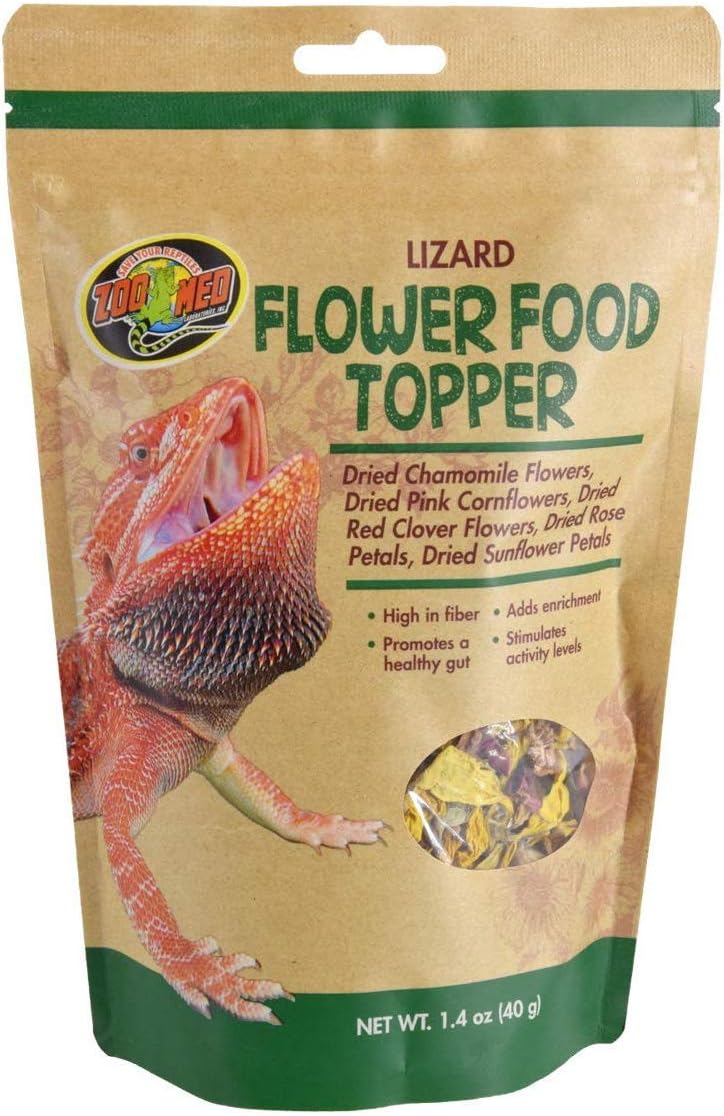 Zoo Med Lizard Flower Food Topper 1.4 oz - Pack of 12 - Walmart.com